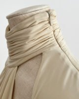 VERSACE 2005 Turtleneck Keyhole Bodycon Dress (L) - Emerieu