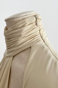 VERSACE 2005 Turtleneck Keyhole Bodycon Dress (L) - Emerieu