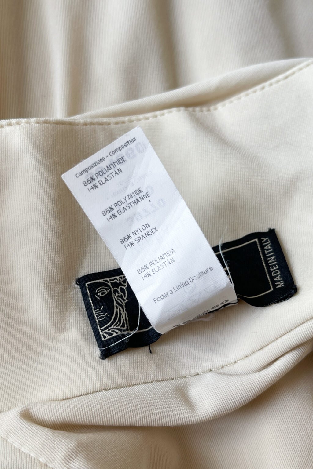 VERSACE 2005 Turtleneck Keyhole Bodycon Dress (L) - EMERIEU