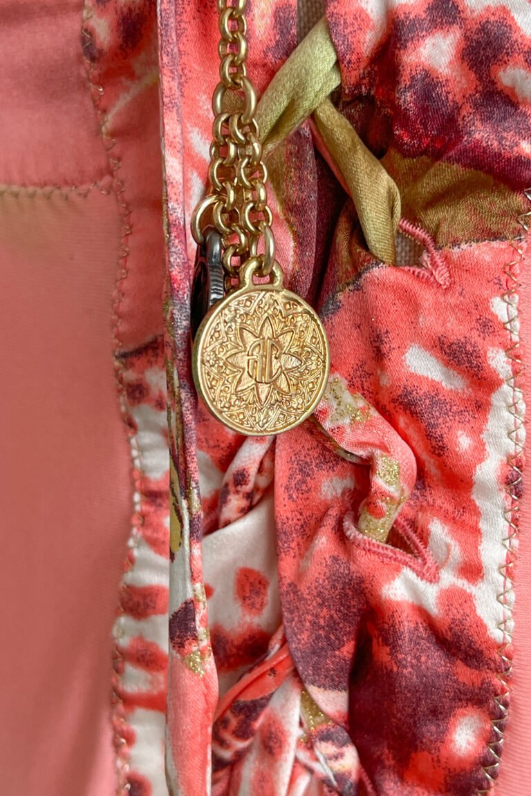 ROBERTO CAVALLI 2005 Pink Orchid Halter Dress (S) - EMERIEU