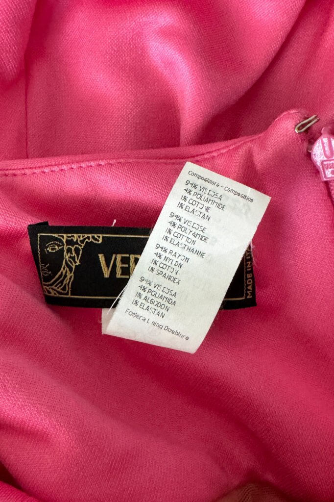 VERSACE 2005 Pink Corseted Dress (S) - EMERIEU
